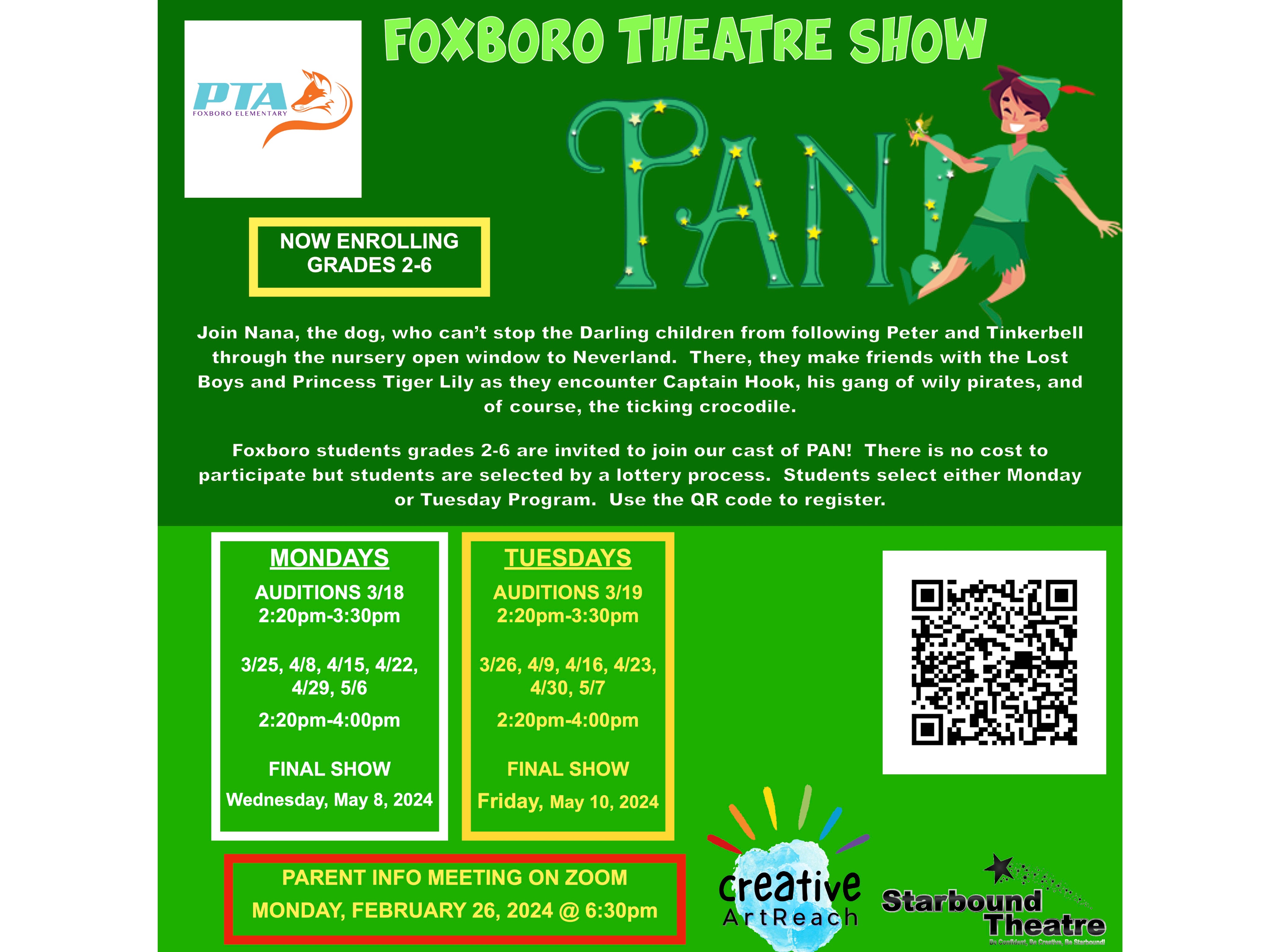 FOXBORO THEATRE PROGRAM SPRING 2024 | Jumbula